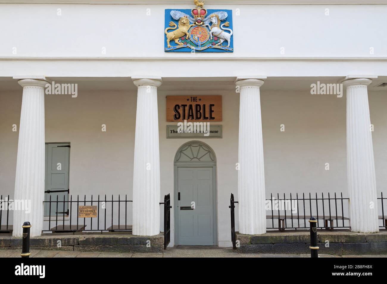 The Old Custom House, Falmouth, Cornwall, England, United Kingdom Stock ...