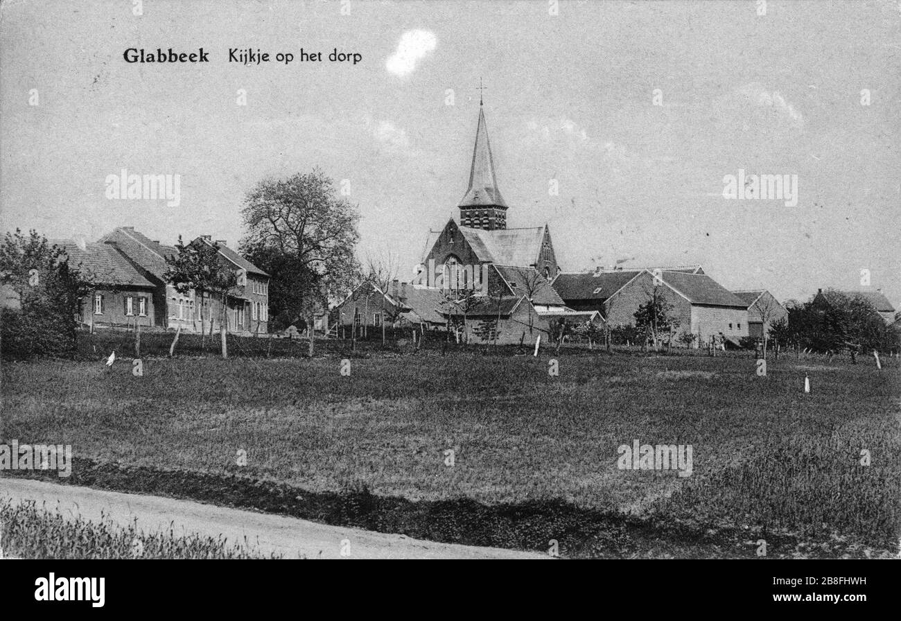 Glabbeek -- Kijkje op het dorp Stock Photo - Alamy