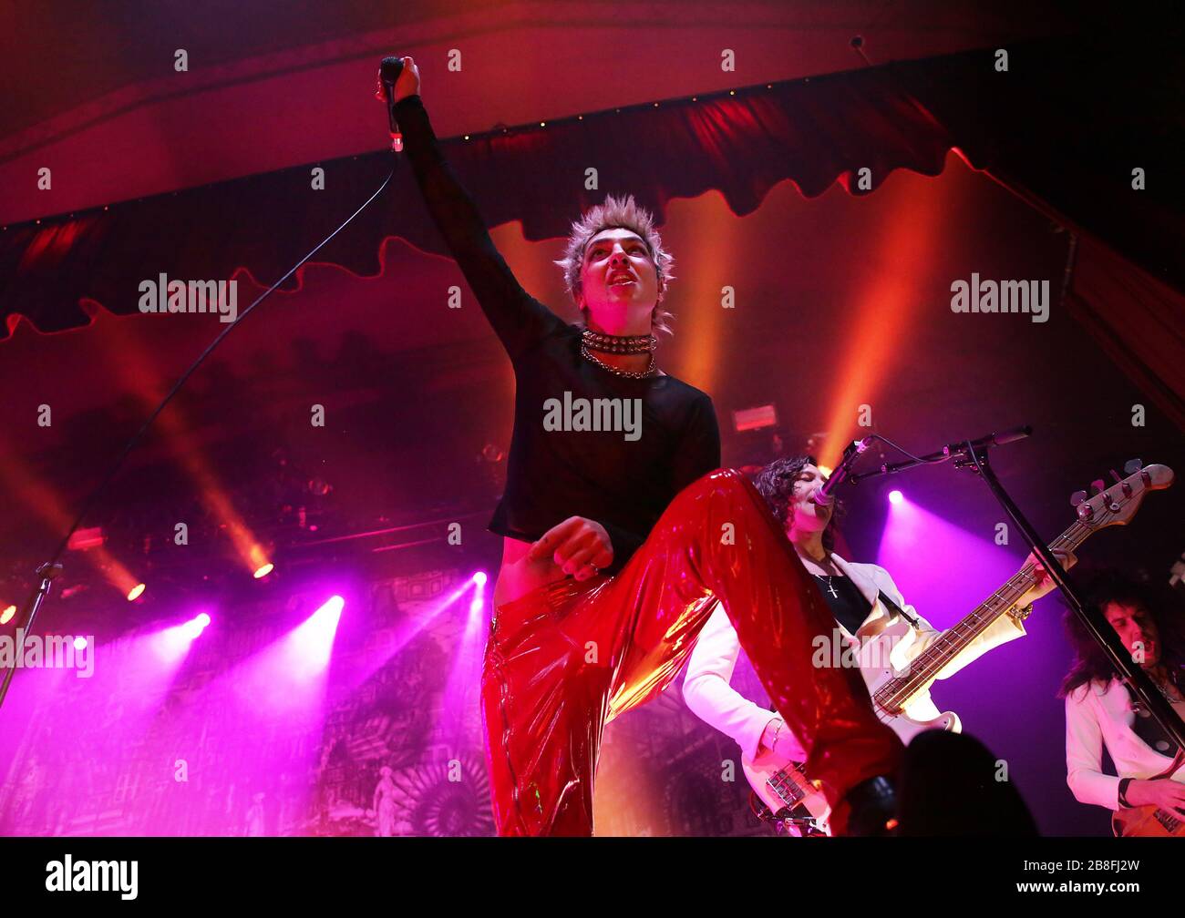 Palaye Royale Performing at Manchester O2 Ritz Featuring: Palaye Royale ...