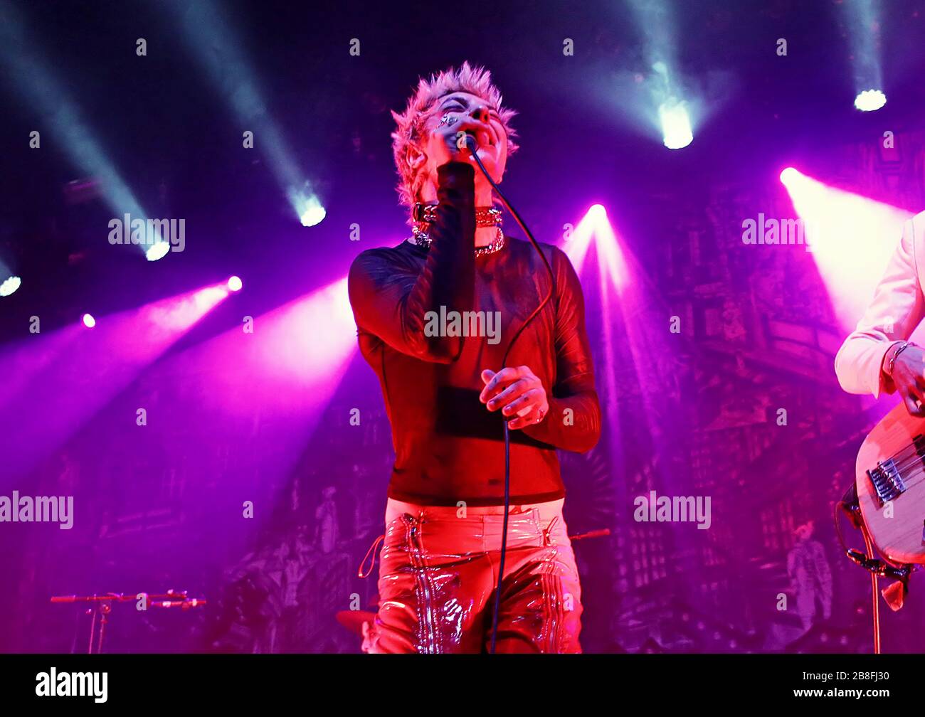 Palaye Royale Performing at Manchester O2 Ritz Featuring: Palaye Royale ...