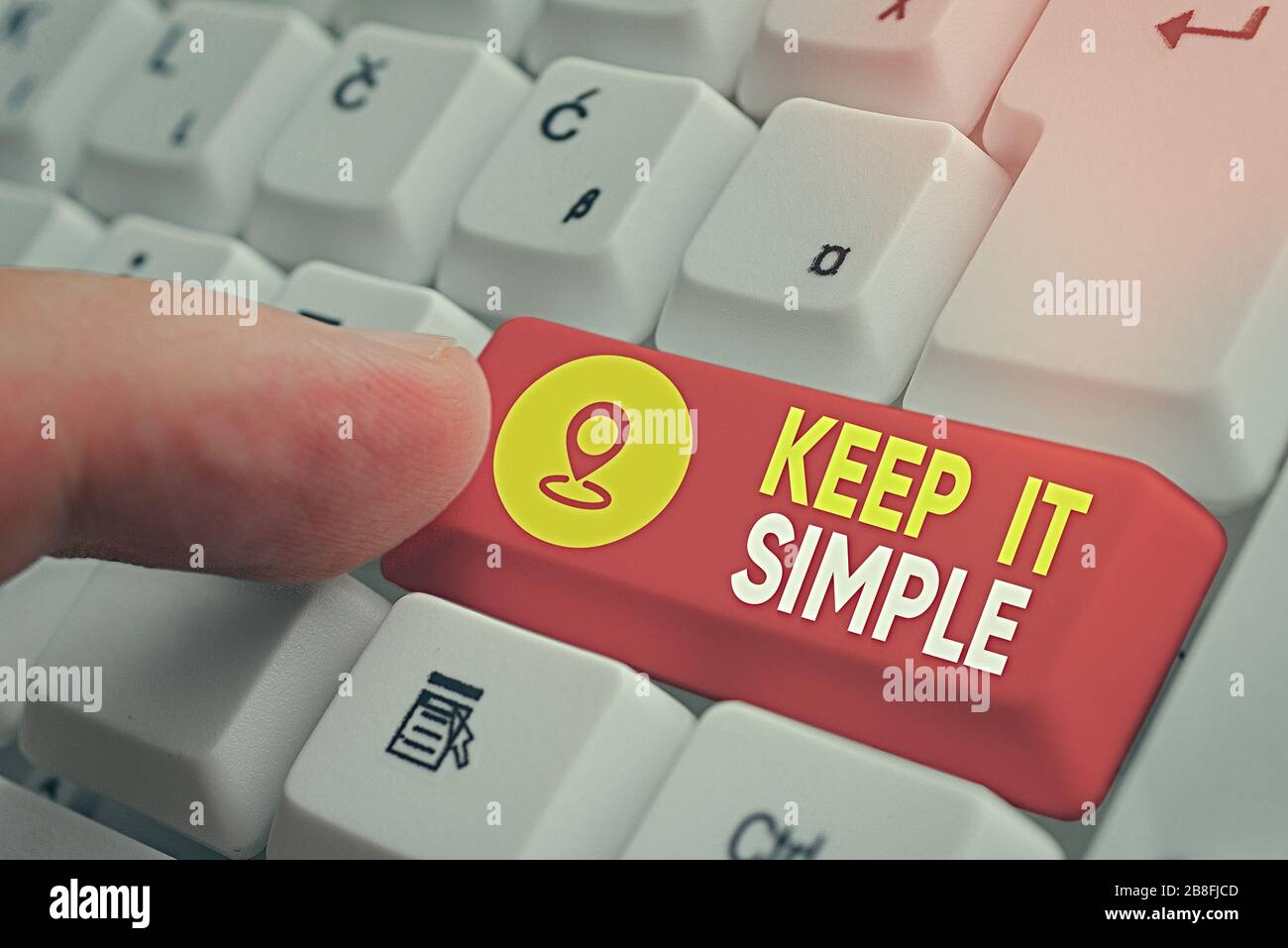 Handwriting text Keep It Simple. Conceptual photo ask something easy ...