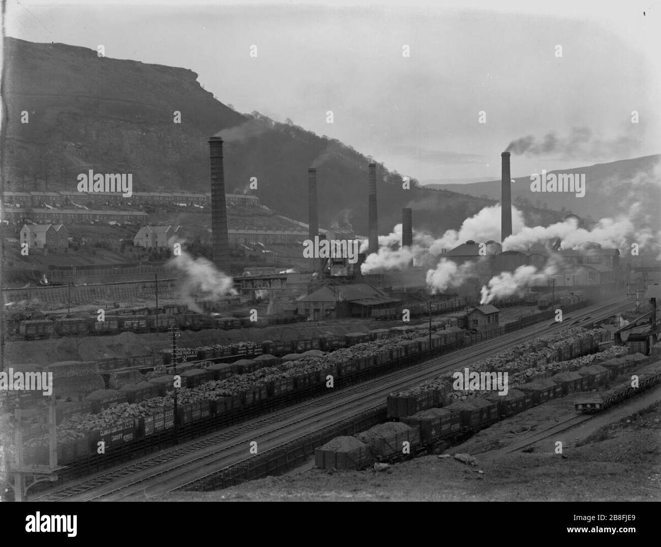 Glamorgan Collieries, Llwynypia, Rhondda (4641732 Stock Photo - Alamy