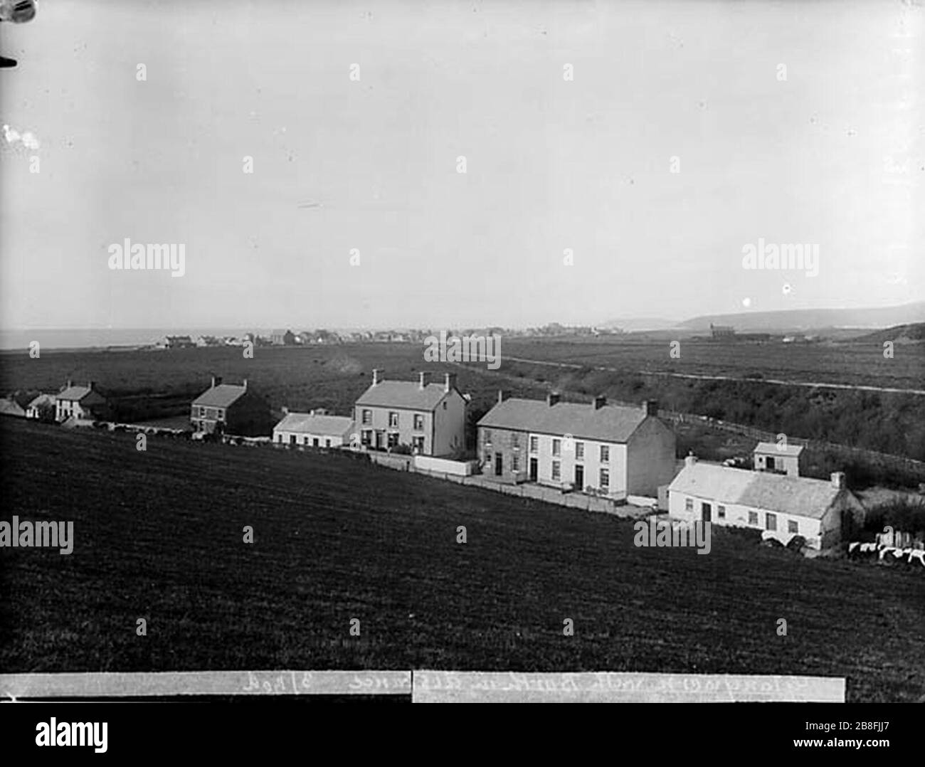 Glan-y-wern with Y Borth in the distance Stock Photo - Alamy