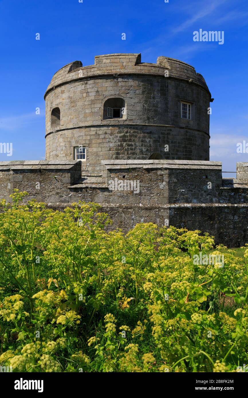 Henry VIII's Fort in Pendennis Castle, Falmouth, Cornwall, England ...