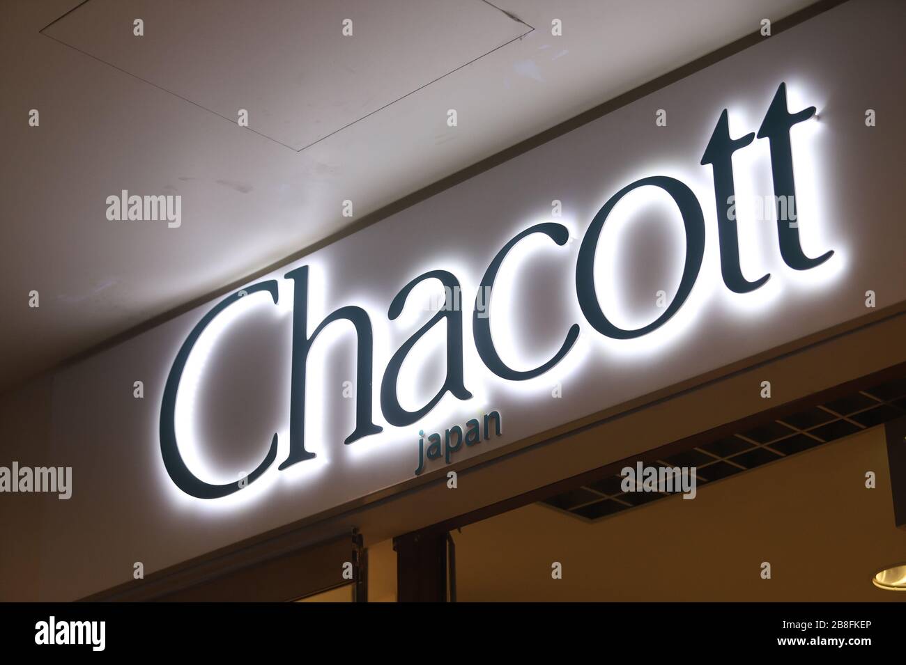 Chacott logo seen at Galeria Shopping and Entertainment Centre Stock ...