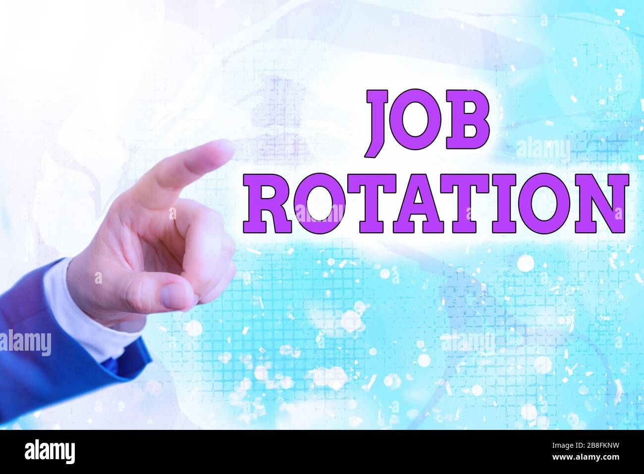 Writing note showing Job Rotation. Business concept for the practice of ...