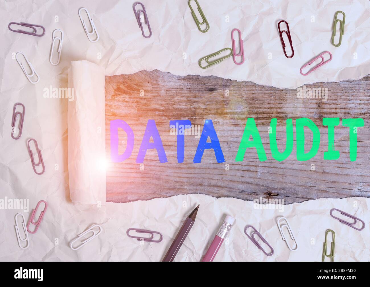 Writing Note Showing Data Audit Business Concept For Auditing Of Data To Assess Its Quality For