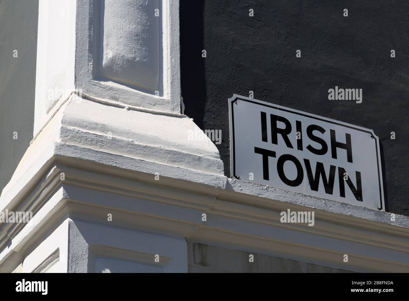 Irish Town, Gibraltar, United Kingdom, Europe Stock Photo - Alamy