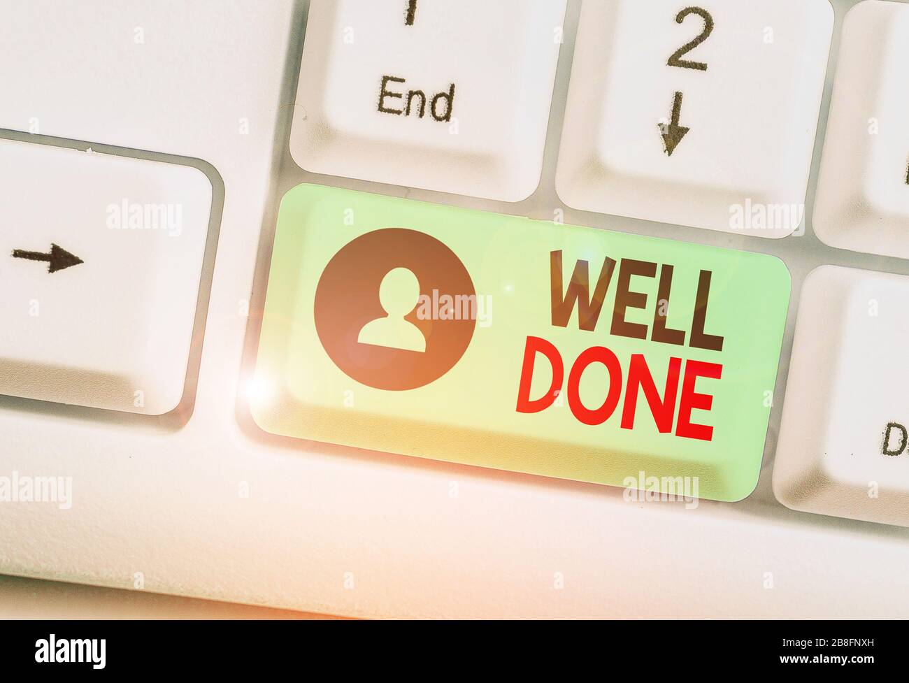 Conceptual hand writing showing Well Done. Concept meaning used ...