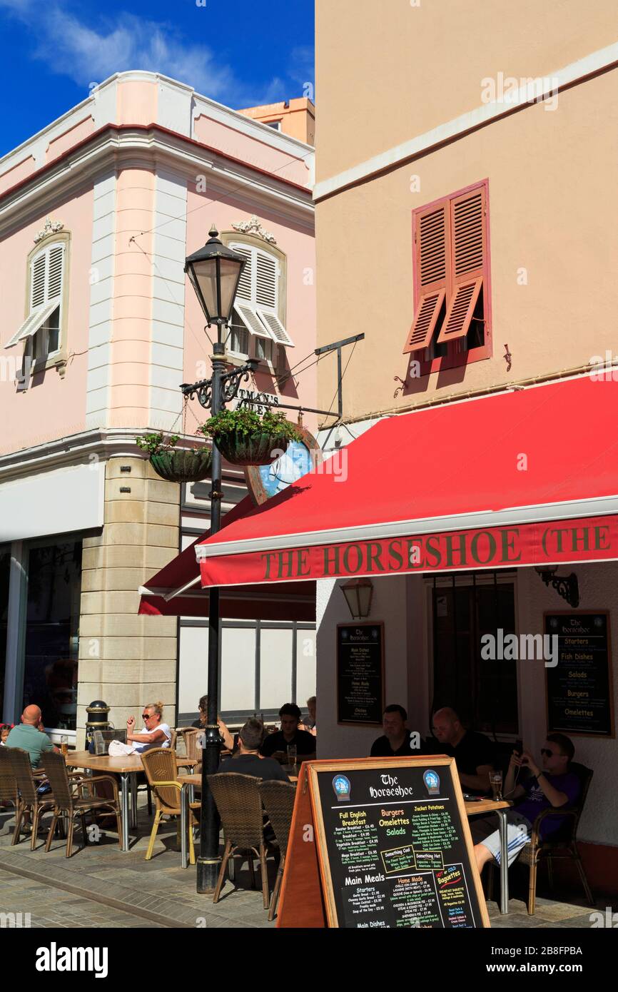 Gibraltar shopping street hi-res stock photography and images - Alamy