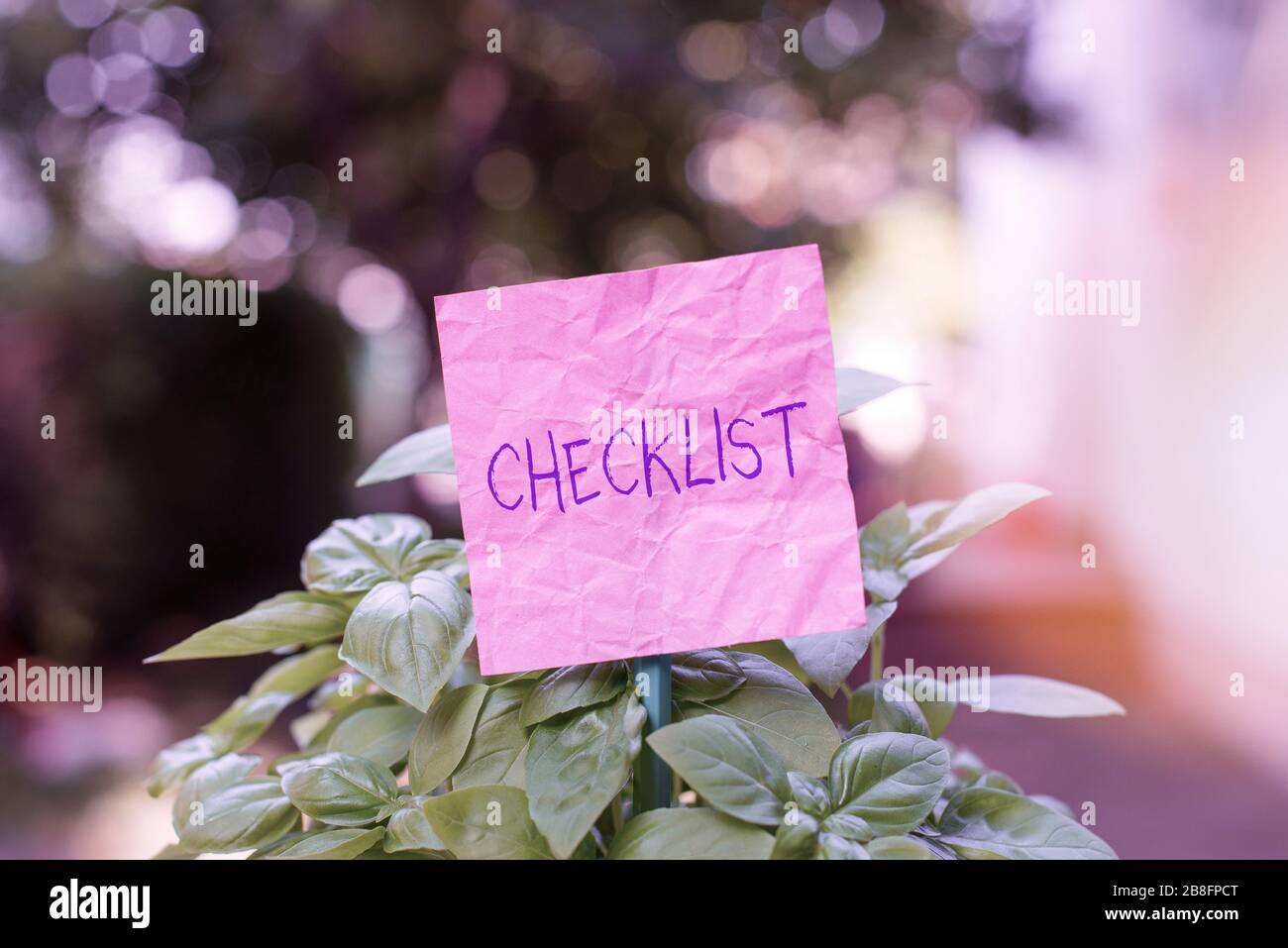 Conceptual hand writing showing Checklist. Concept meaning list items ...