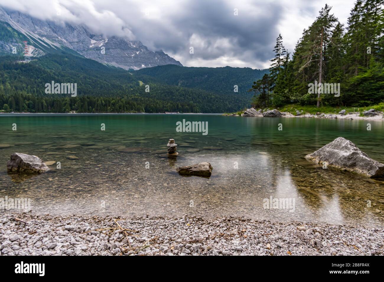 Fantastic round hike around the beautiful Eibsee at the Tiroler ...