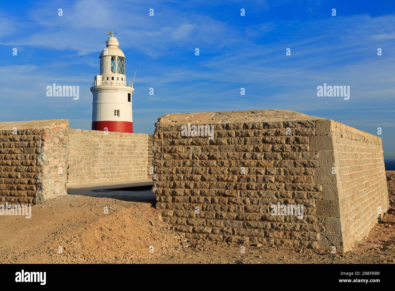 Europa Point Lighthouse, Gibraltar, United Kingdom, Europe Stock Photo ...