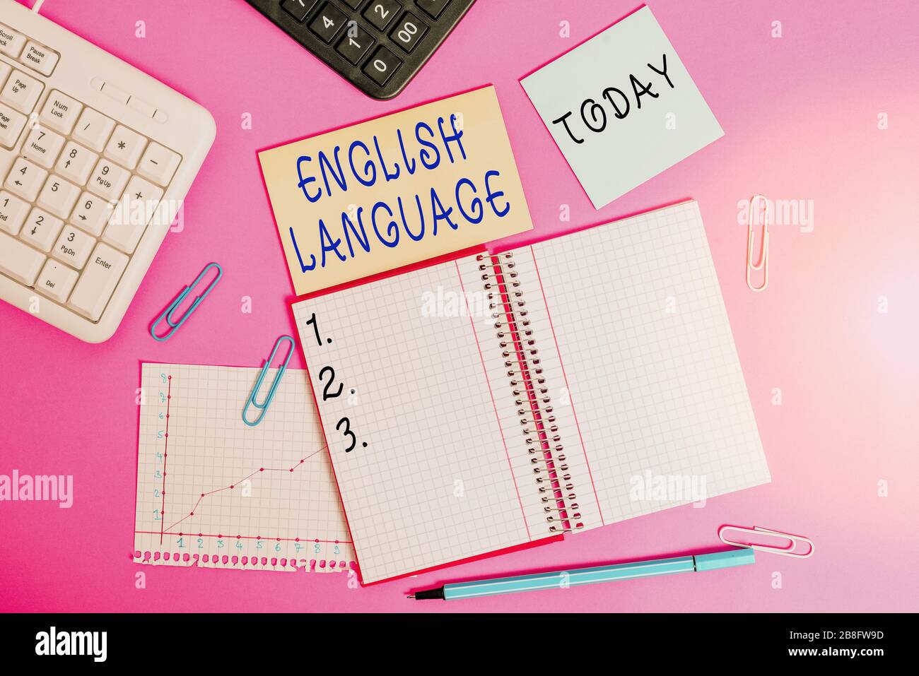 Conceptual hand writing showing English Language. Concept meaning third ...