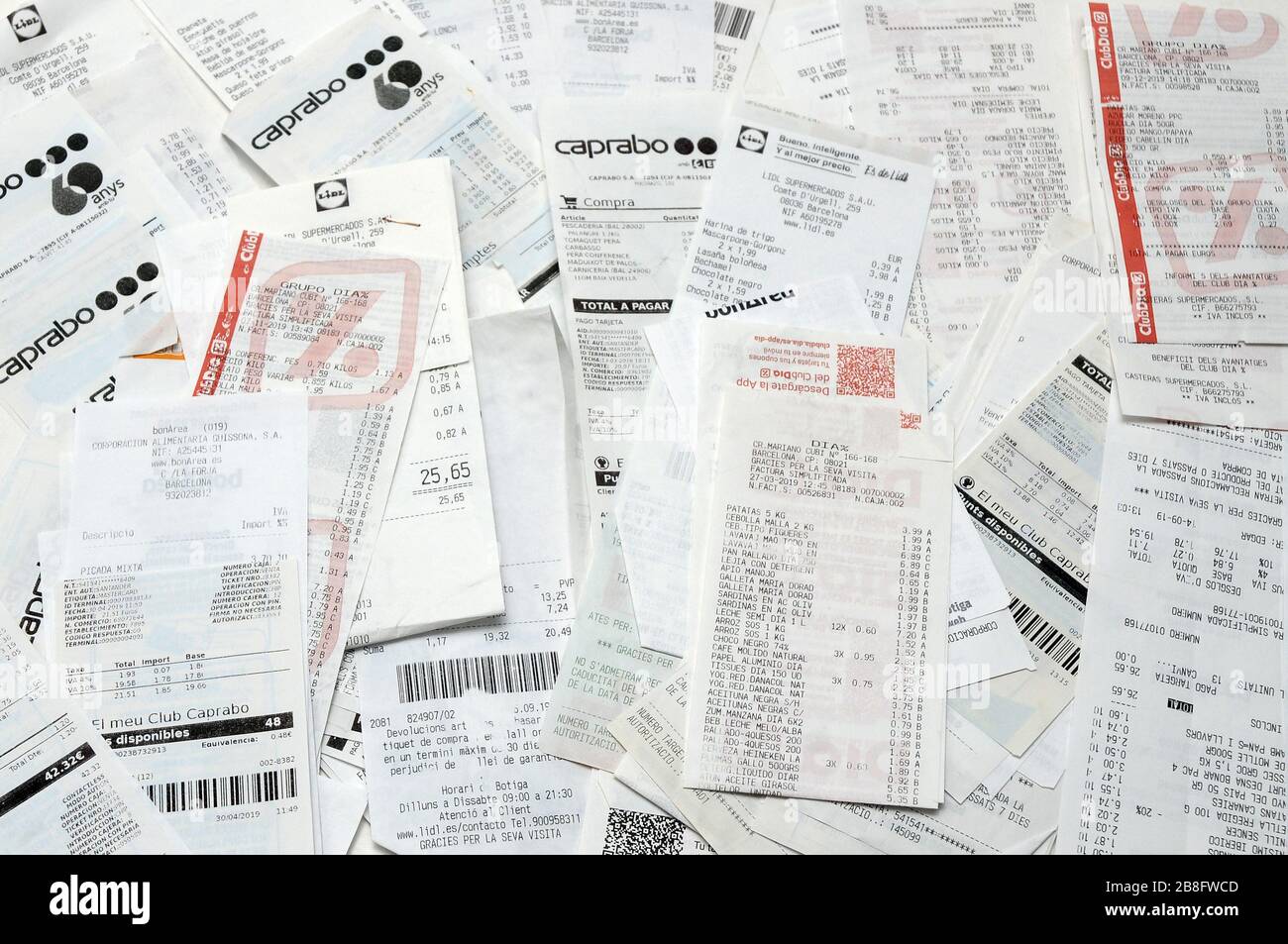 Expenses tickets hi-res stock photography and images - Alamy