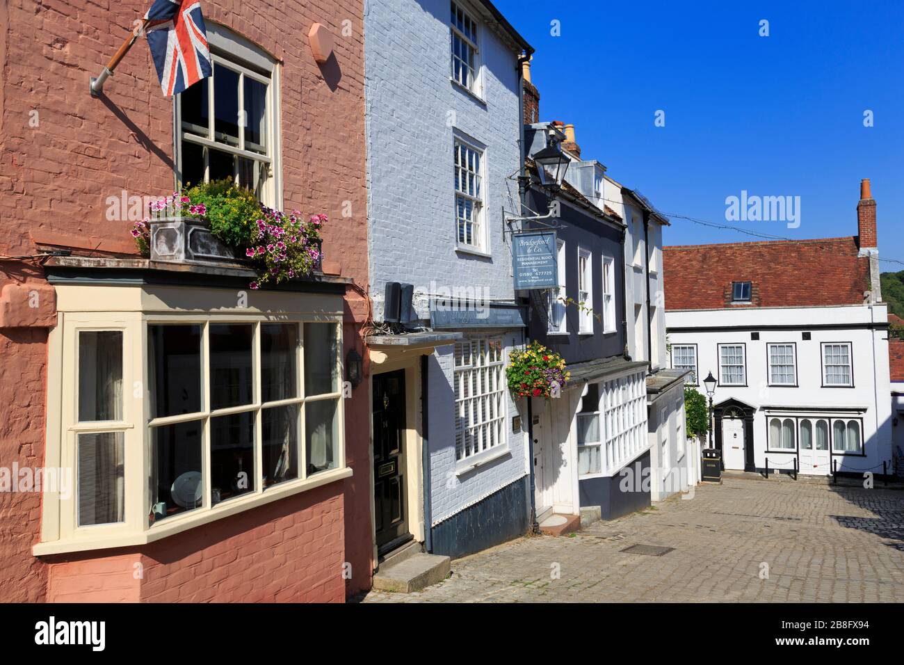 Quay Hill, Lymington Town,Hampshire, England, United Kingdom Stock ...