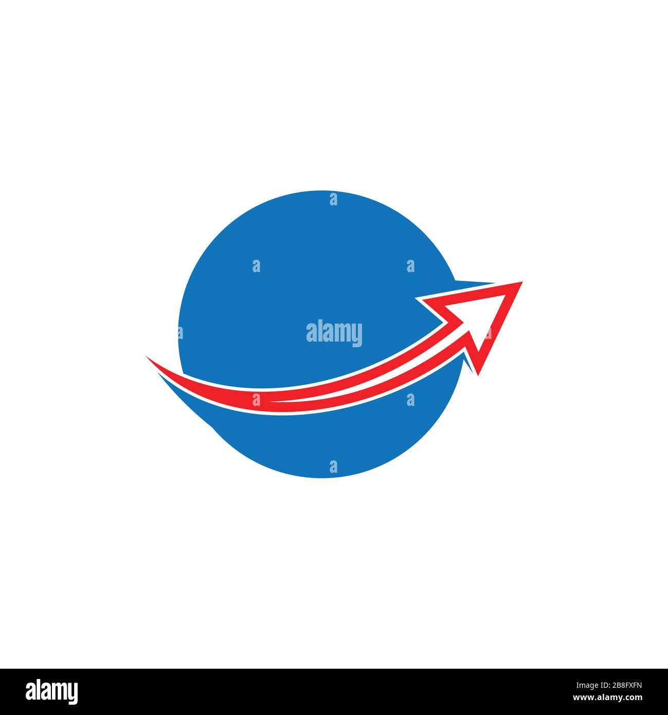 swoosh geometric arrow global logo vector Stock Vector Image & Art - Alamy