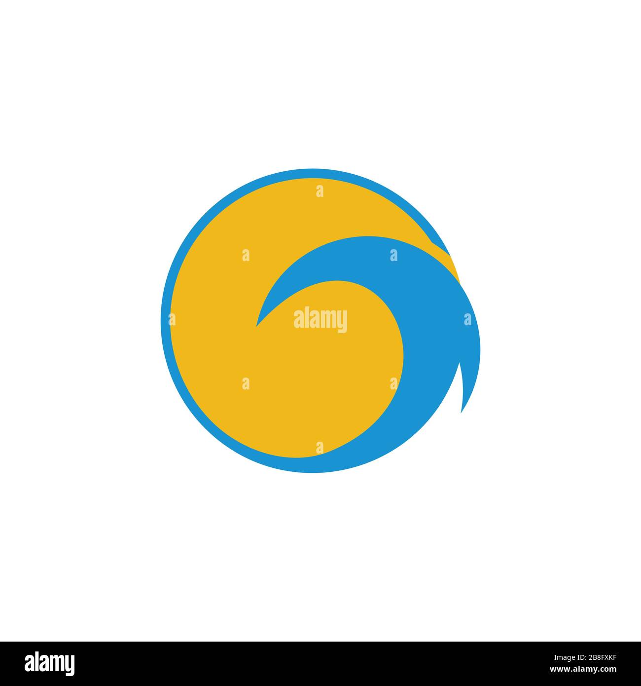 circle geometric sun waves circle logo vector Stock Vector Image & Art ...
