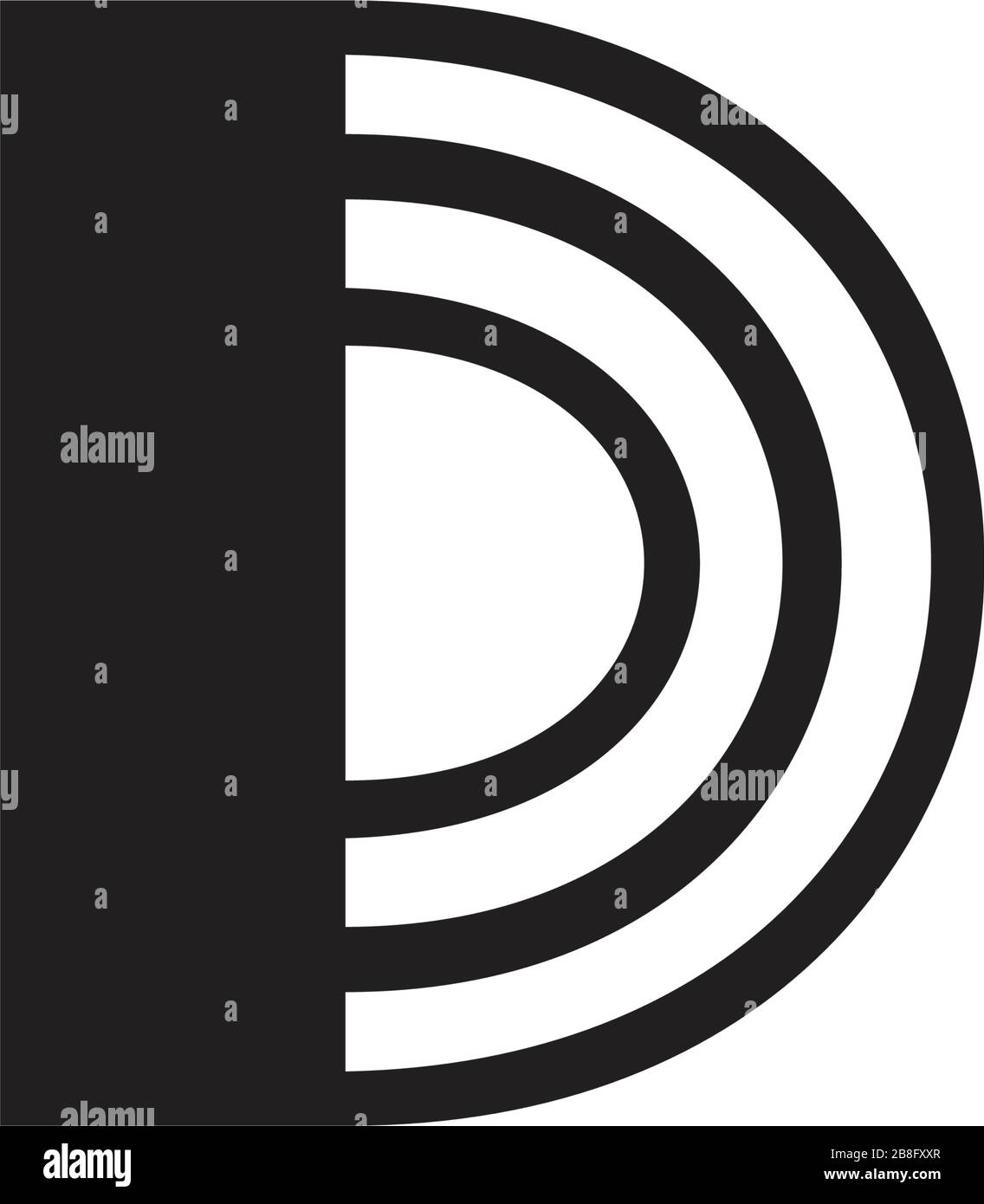 Logo capital letter d hi-res stock photography and images - Alamy