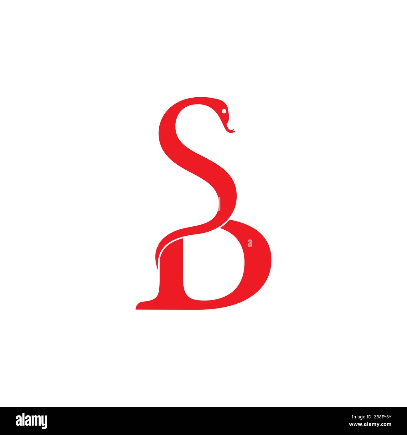Snake font letter hi-res stock photography and images - Alamy