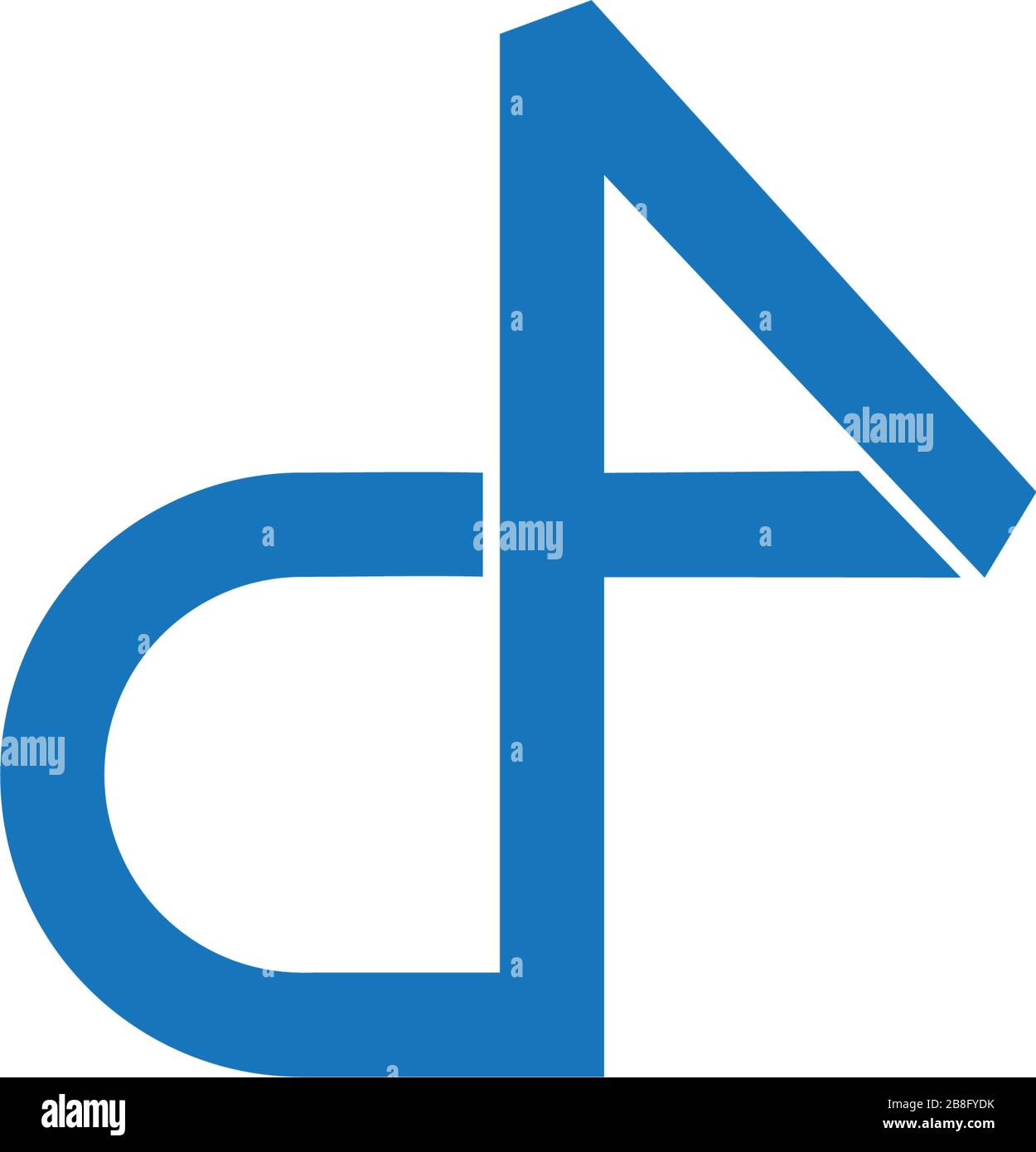 letter d infinity simple line logo vector Stock Vector Image & Art - Alamy