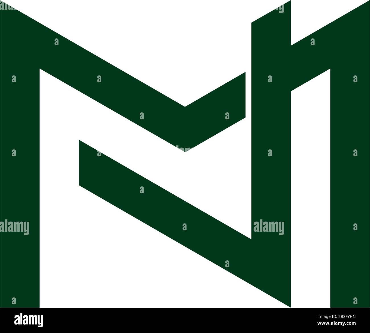 letter mv geometric line simple logo vector Stock Vector Image & Art ...