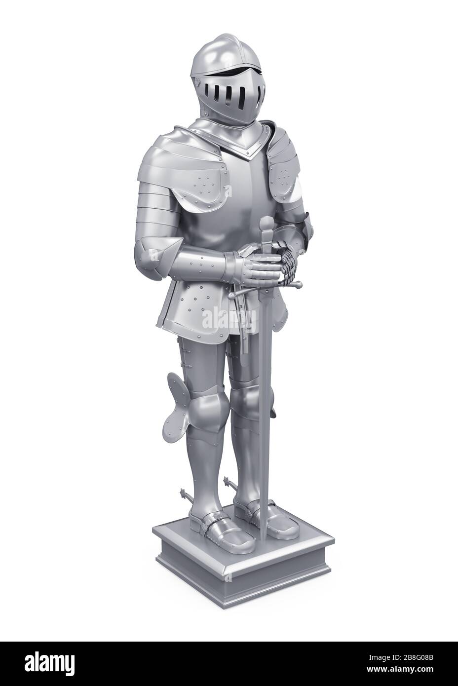 Antique knight metal sword protection Cut Out Stock Images & Pictures ...