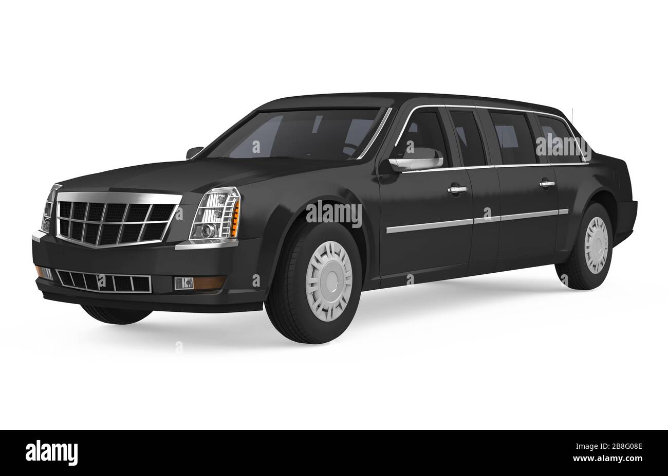 Luxury Limousine Car Isolated Stock Photo - Alamy