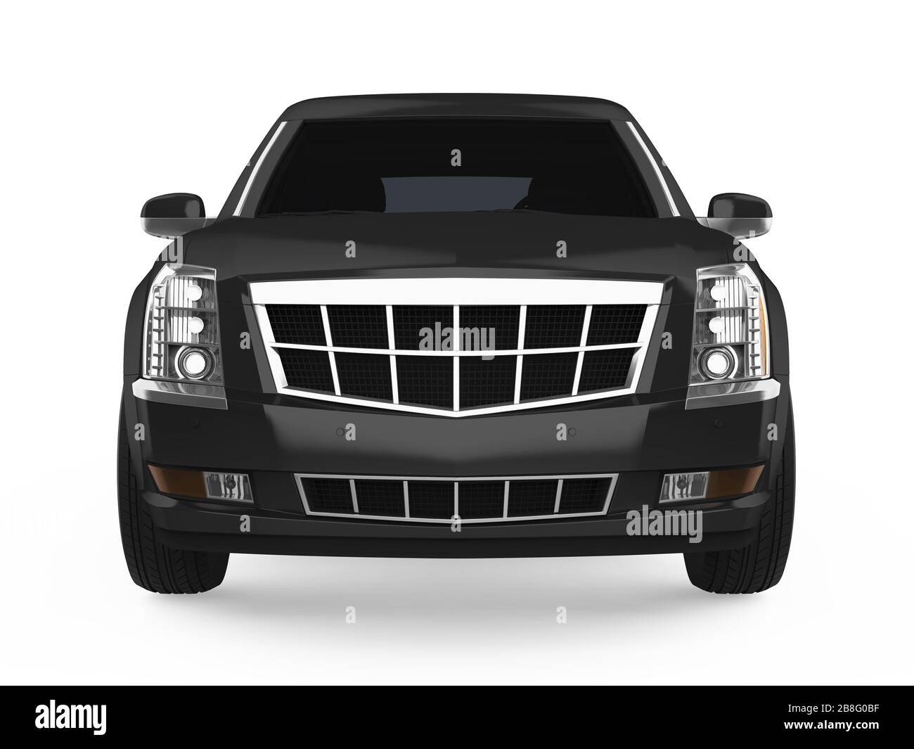 Luxury Limousine Car Isolated Stock Photo - Alamy
