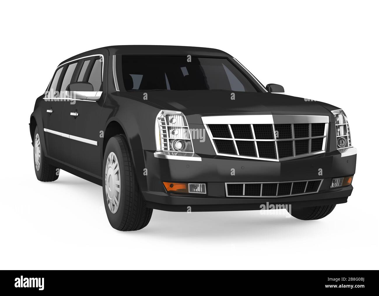 Luxury Limousine Car Isolated Stock Photo - Alamy