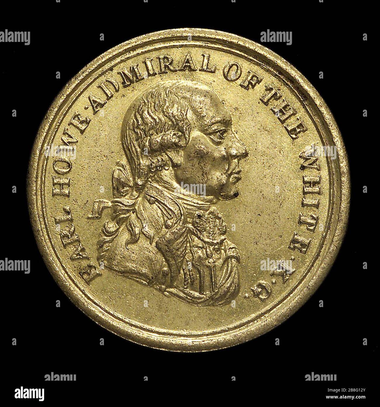 Glorious First of June medal Stock Photo - Alamy