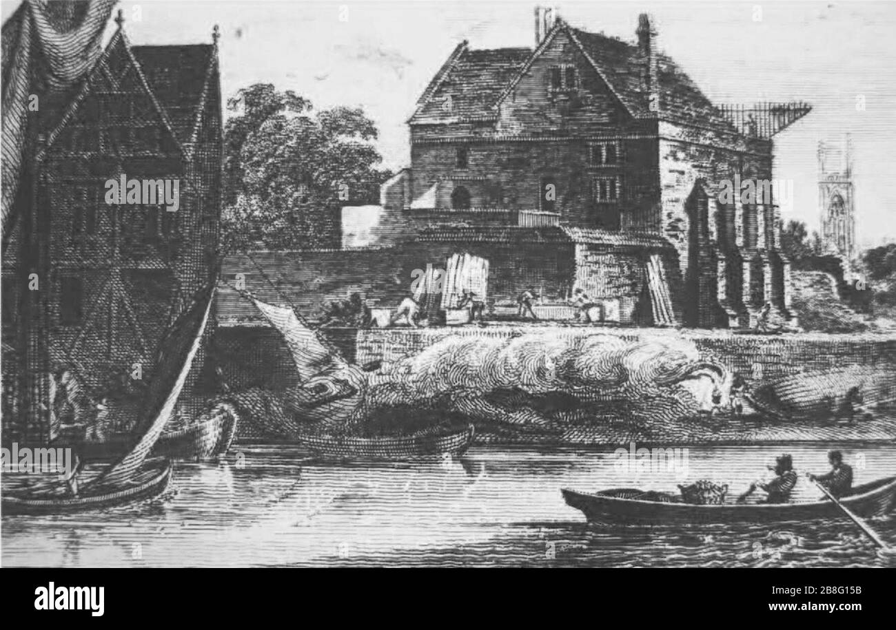 Gloucester Castle and Gaol, 1819 Stock Photo - Alamy