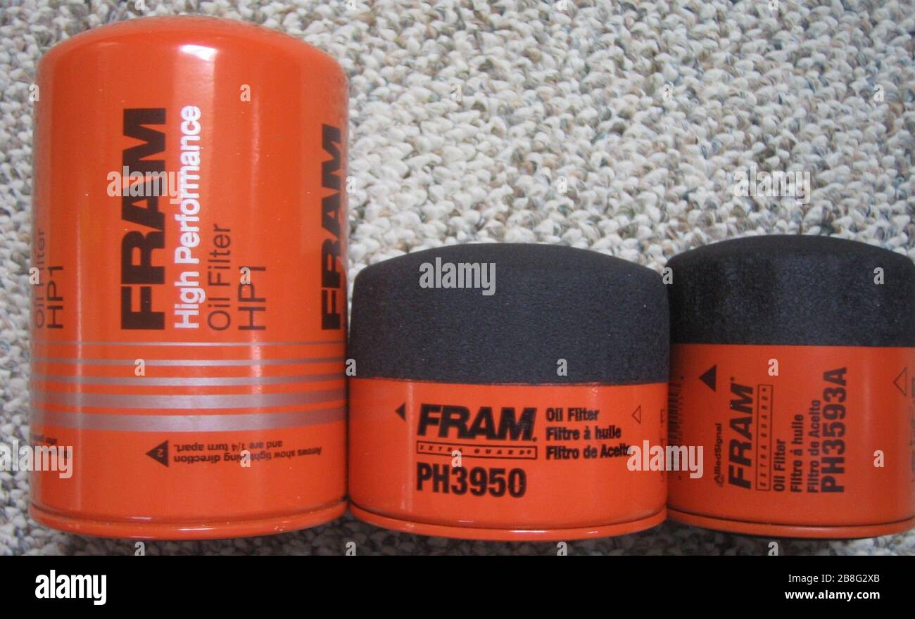 Fram filters hi-res stock photography and images - Alamy