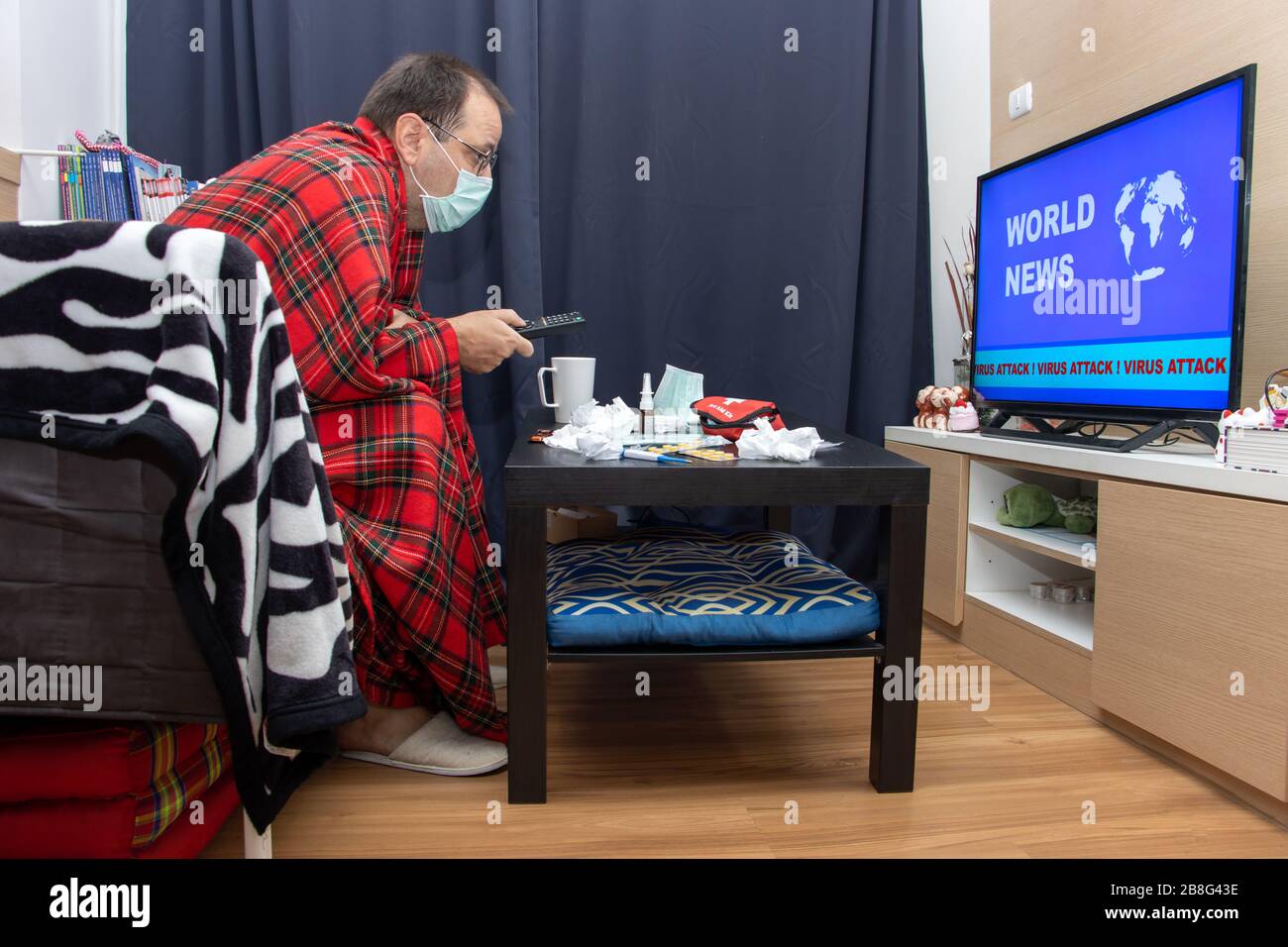 Global epidemic fear hi-res stock photography and images - Alamy