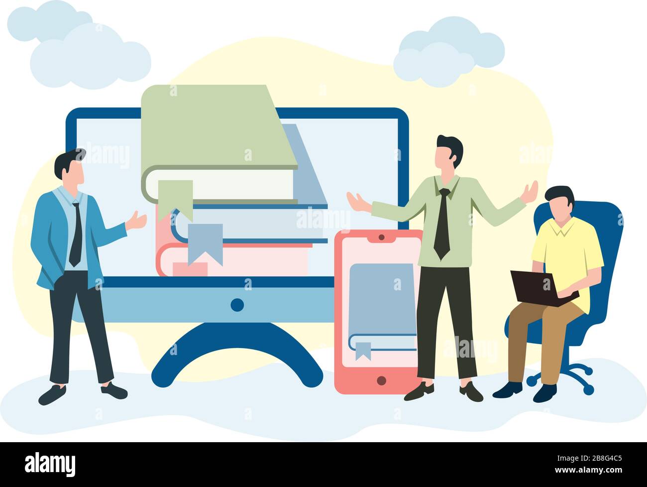 People activity related to online learning, distance learning or online ...