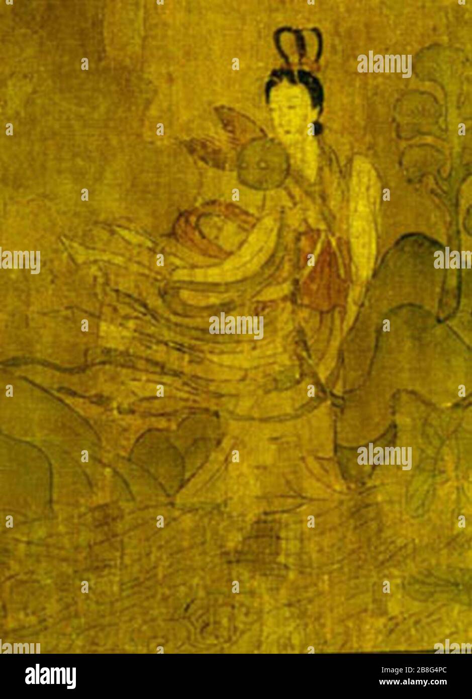 Goddess of luo shui partial Stock Photo - Alamy