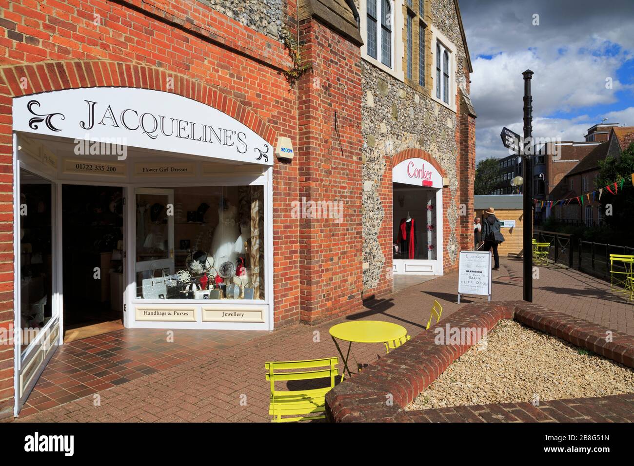 Salisbury riverside shopping hi-res stock photography and images - Alamy