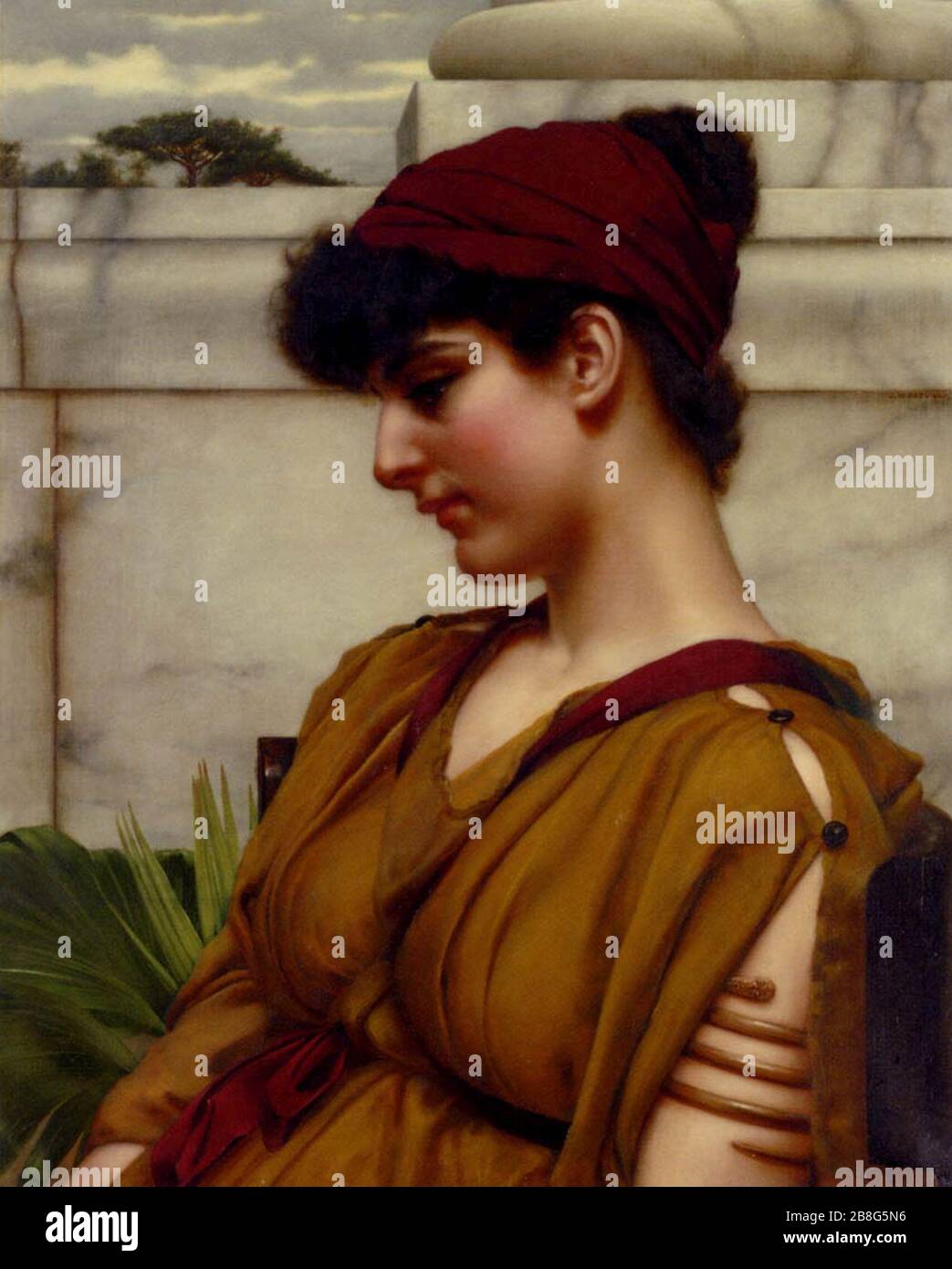 With a classical profile hi-res stock photography and images - Alamy