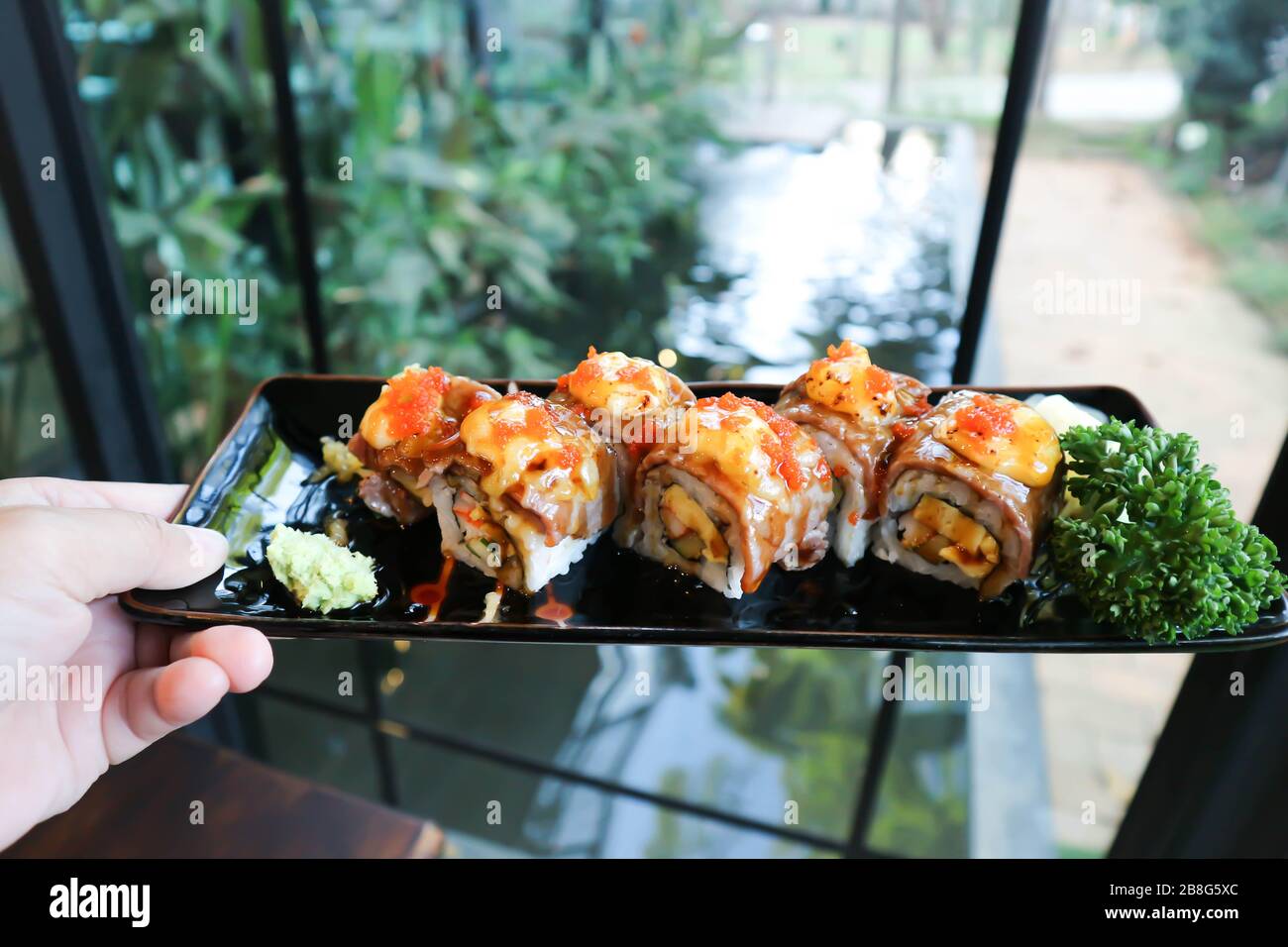 Egg in beef roll hi-res stock photography and images - Alamy