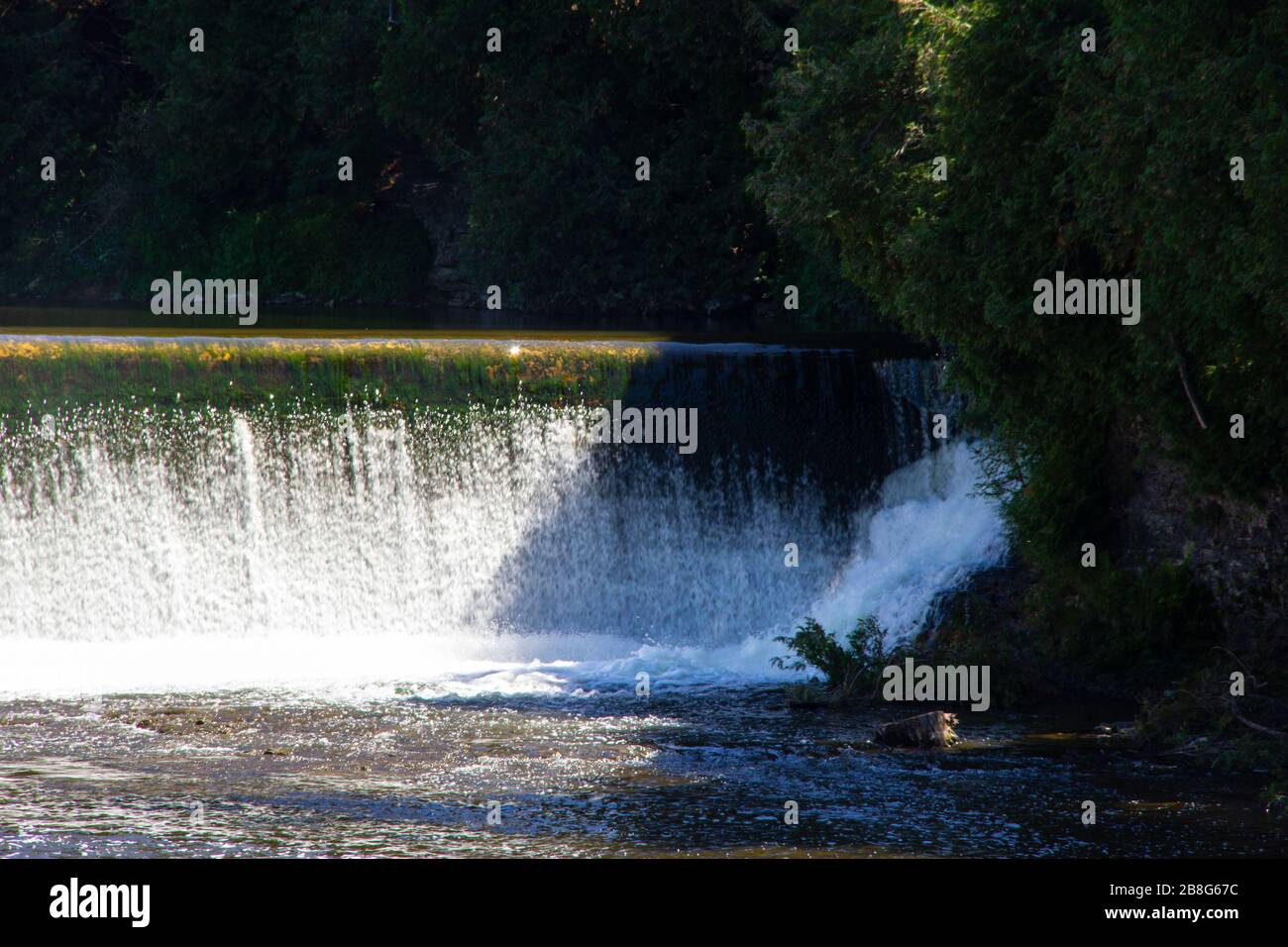 Short falls on a river Stock Photo - Alamy
