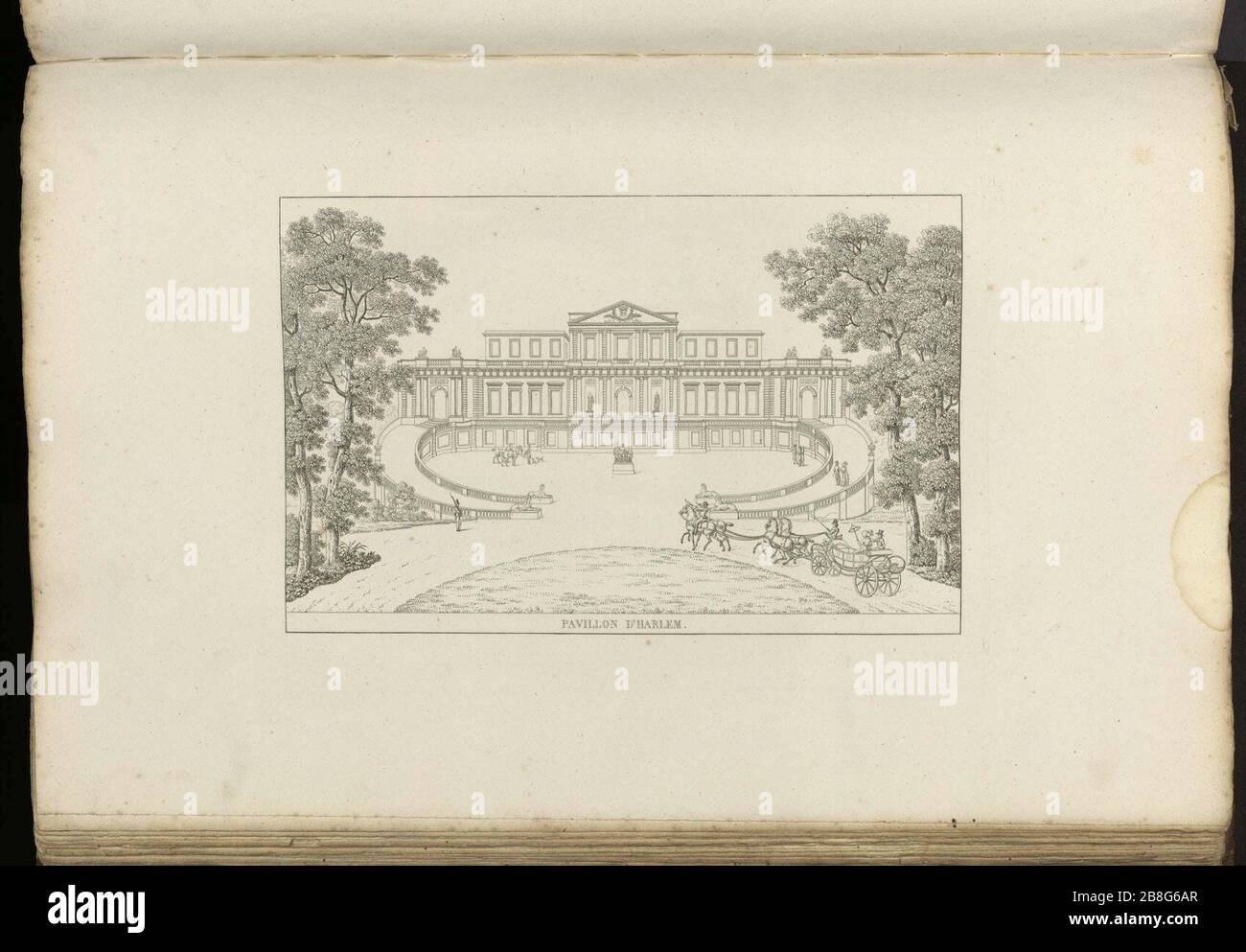 Goetghebuer - 1827 - Choix des monuments - 068 Pavillon Royal Harlem Stock Photo - Alamy