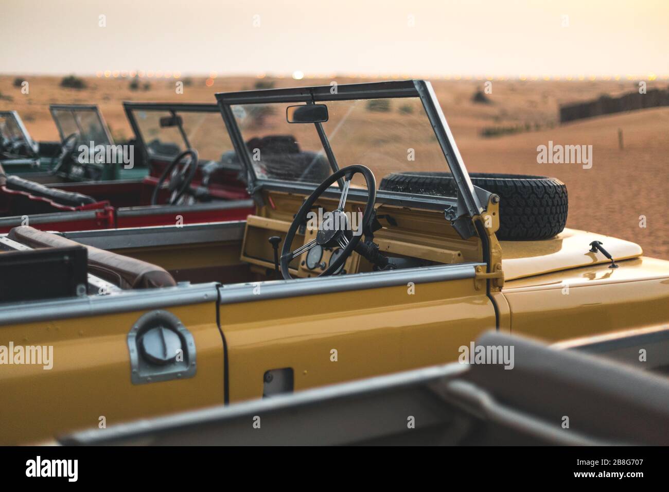 Old land rover interior hi-res stock photography and images - Alamy