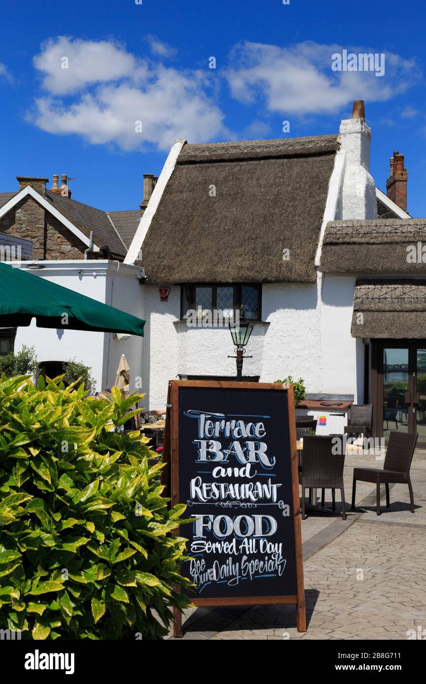 The Old Thatched Cottage Restaurant, Weston-super-Mare, Somerset County ...