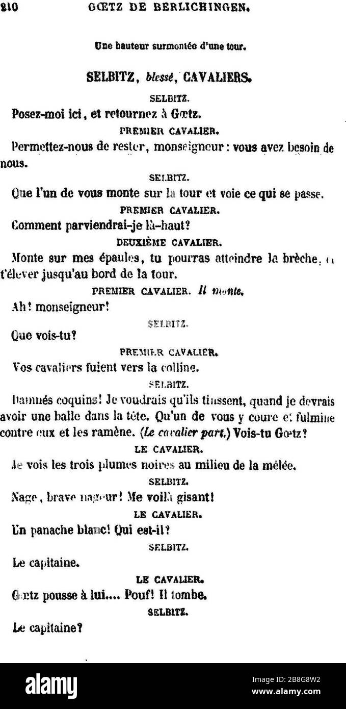 Goethe, II - 217 Stock Photo - Alamy