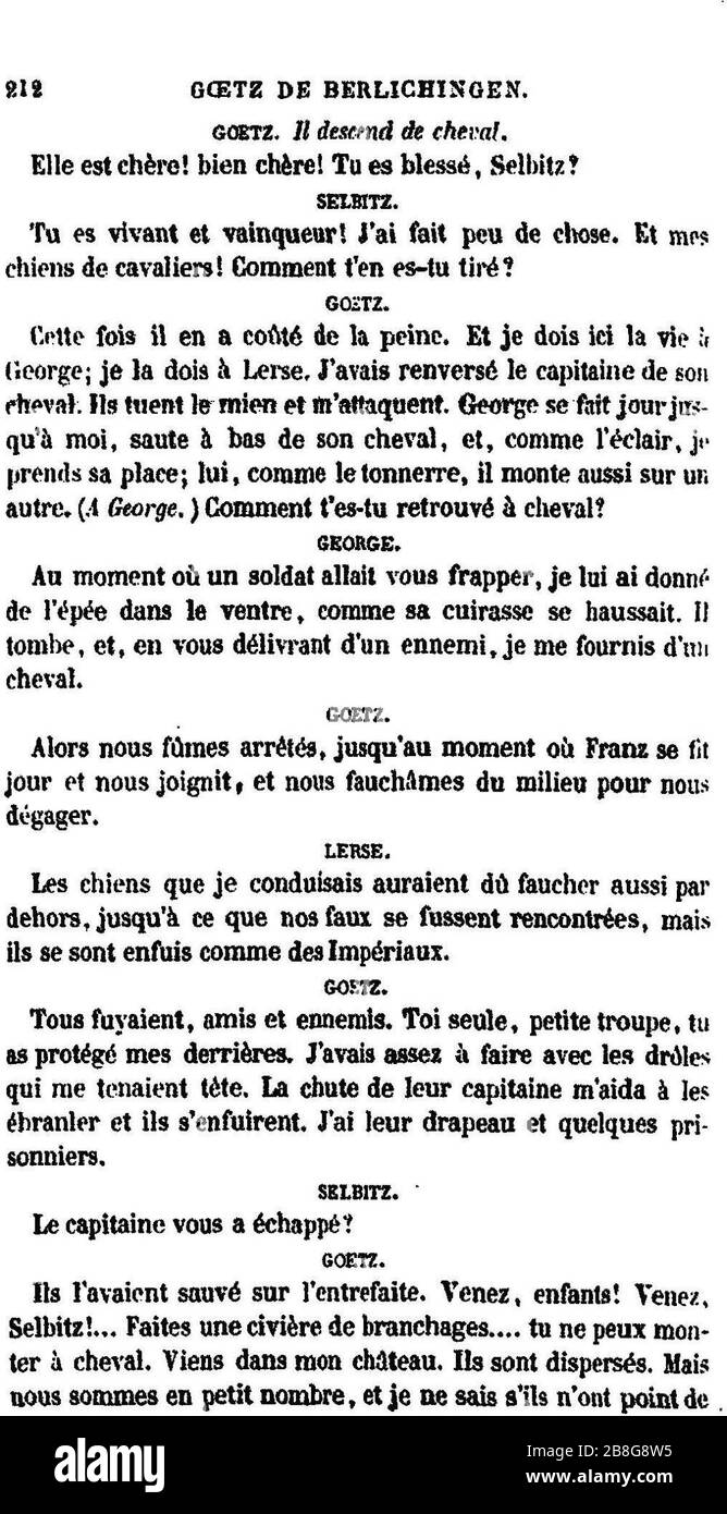 Goethe, II - 219 Stock Photo - Alamy