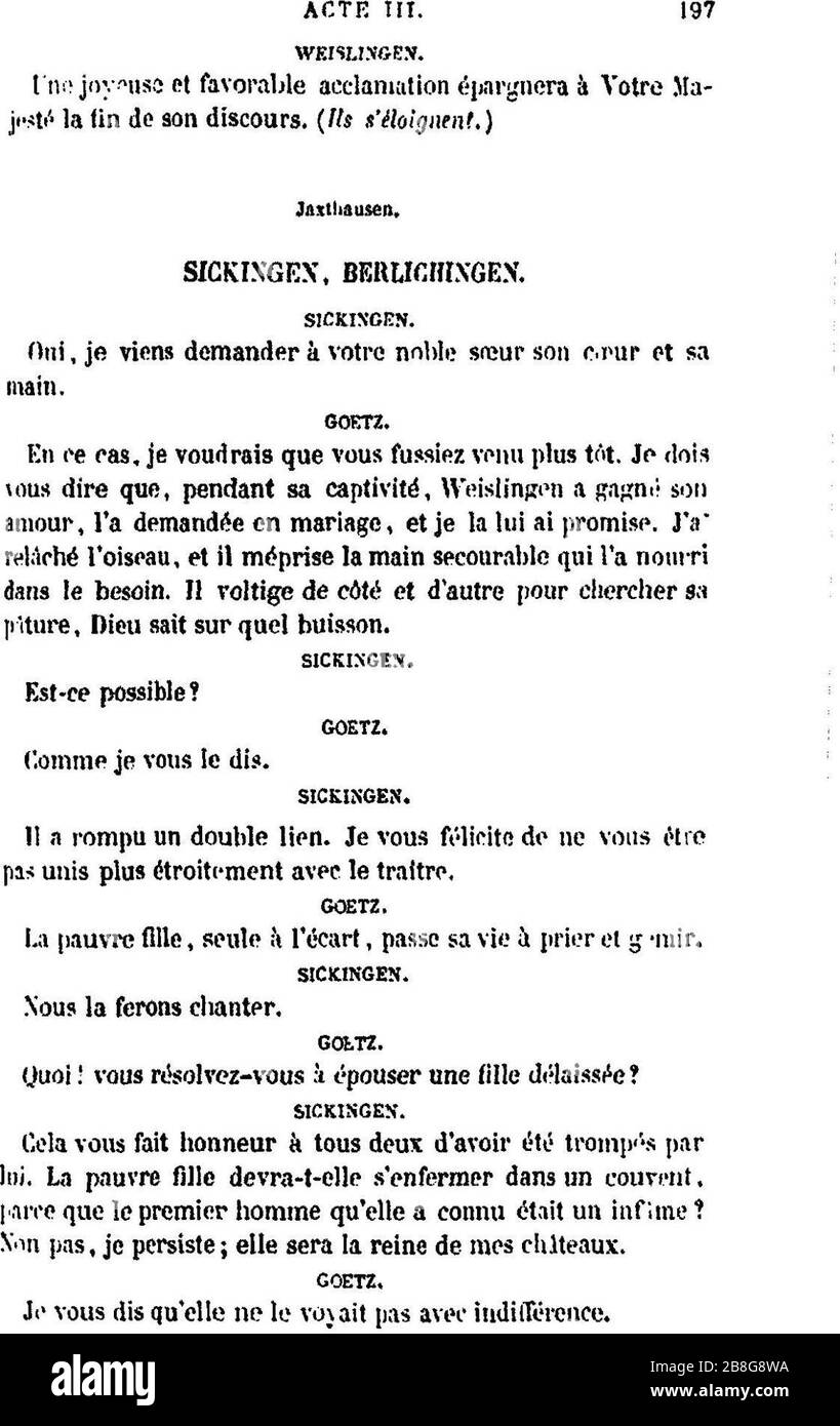 Goethe, II - 204 Stock Photo - Alamy