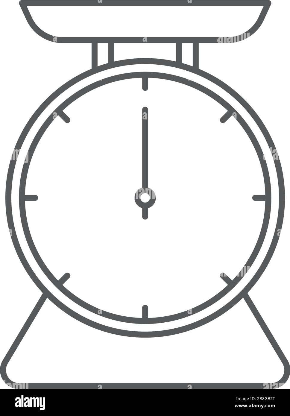 Scales vector icon object symbol isolated on white background Stock ...