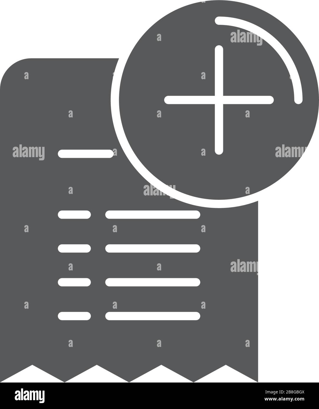 Add list vector icon symbol isolated on white background Stock Vector ...