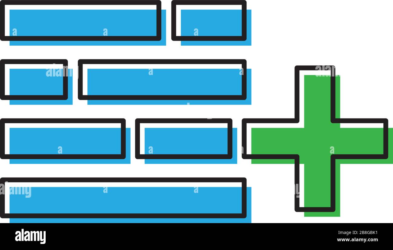 Add list vector icon symbol isolated on white background Stock Vector ...