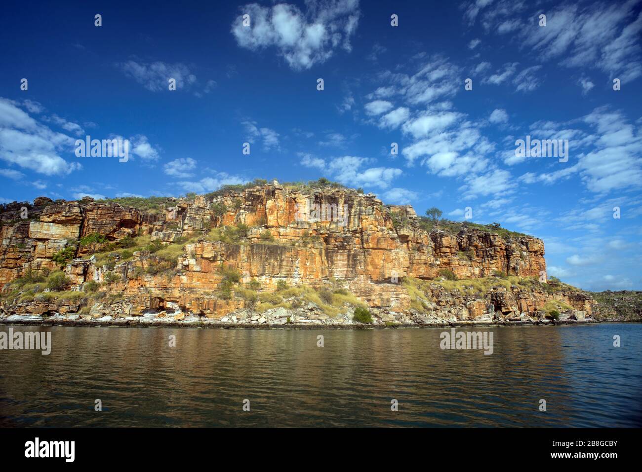 Sandstone cliffs, King George River, Kimberly, Western Australia Stock Photo - Alamy